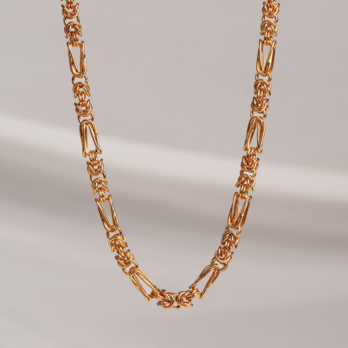 Men's Silver Chain with Link Design – Padmam