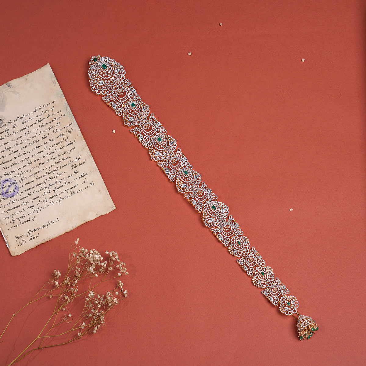 Silver and CZ Combination Jada – Padmam