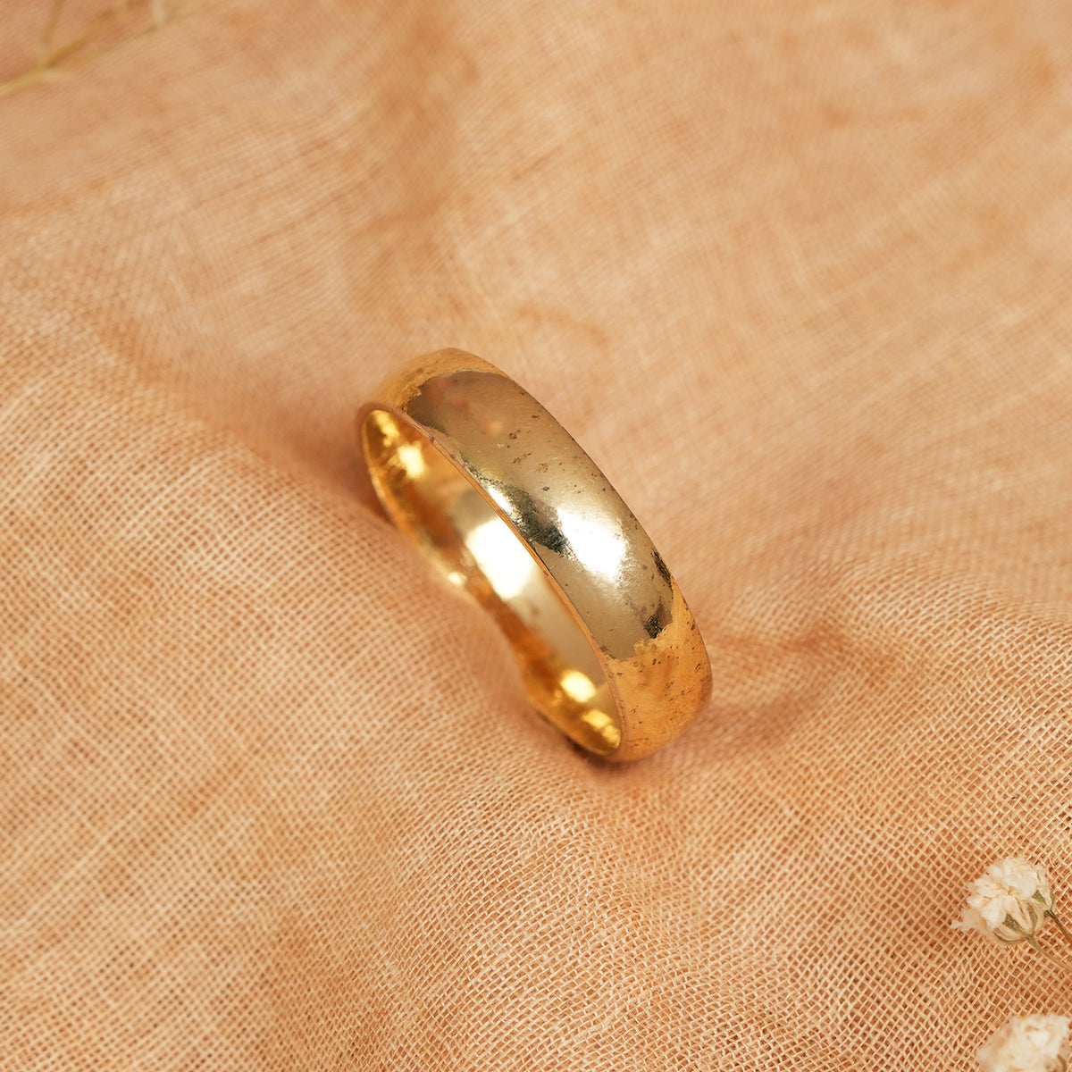 Simple and Plain Silver Ring – Padmam